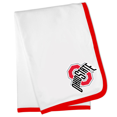 Ohio State Buckeyes Baby Receiving Blanket