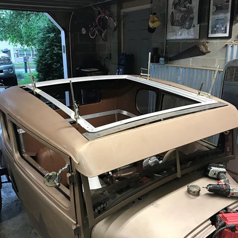 Model A Sliding Ragtop Retrofit. - Legacy Products