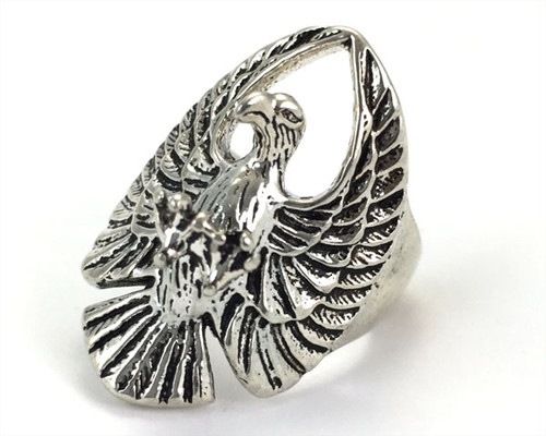 Stainless Steel Eagle Ring SSR1001EAG - ZZFab