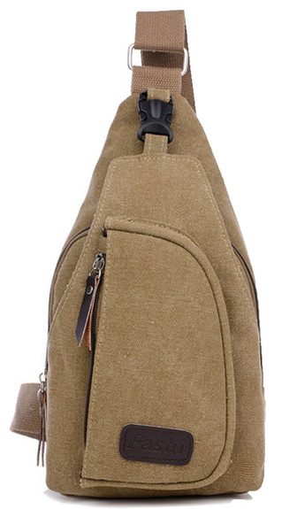 Men's travel small back pack with multi pockets