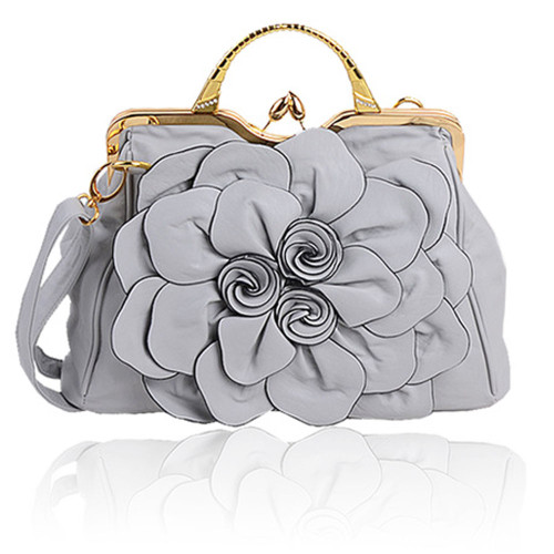 Single big flower purse