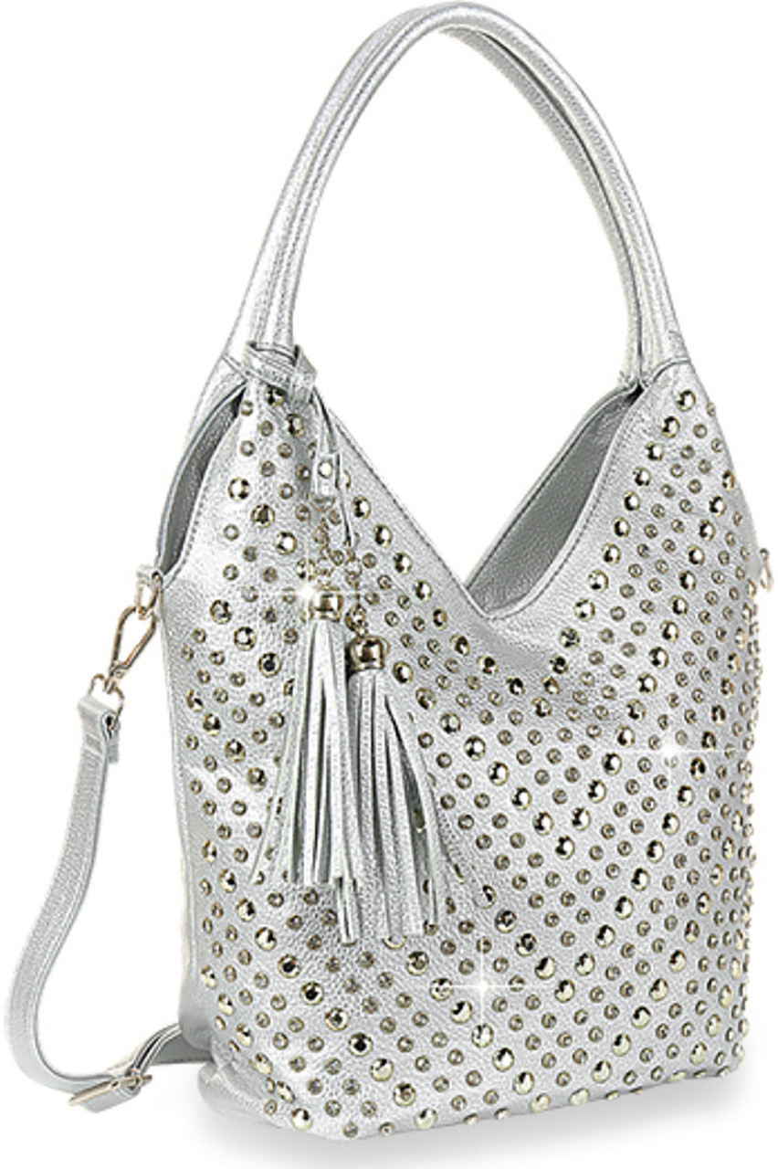 Bling bling purse sparkle silver purses
