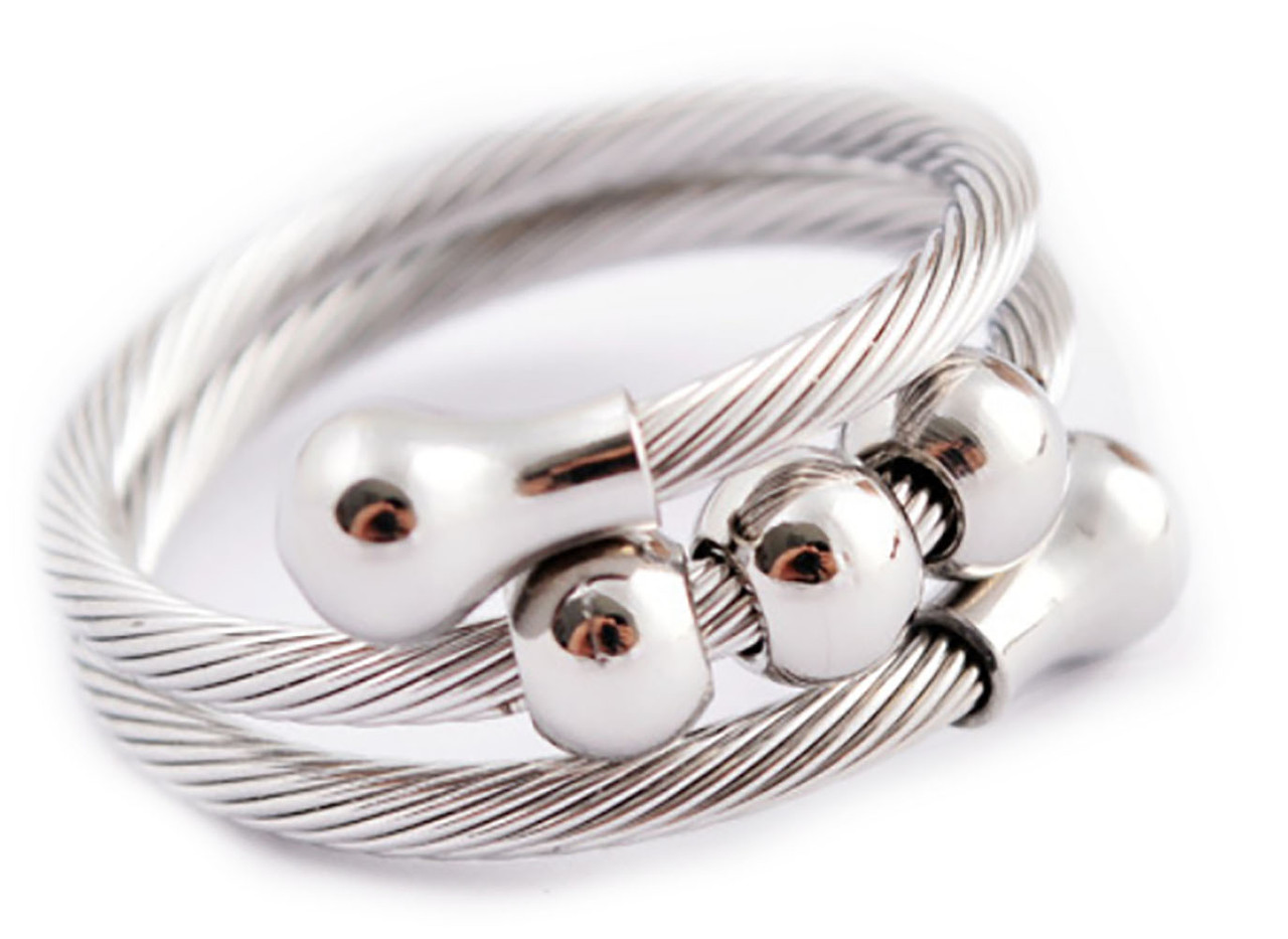 Ball Stainless steel ring adjustable