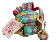 Sea Shell Purple Dog Collars Made in USA | Unique Designer Dog Collars