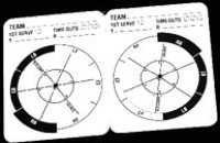 Volleyball Umpire Lineup Disk