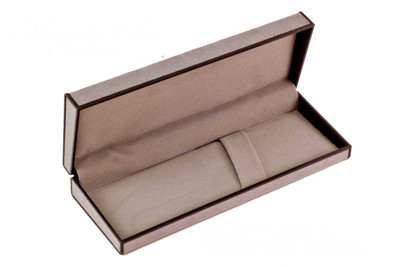 Gray Felt Hinged Pen or Pencil Gift Box