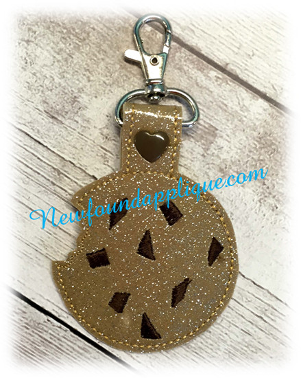 In The hoop Key Fob Cookie with Choc Chunks Embroidery Machine Design ...