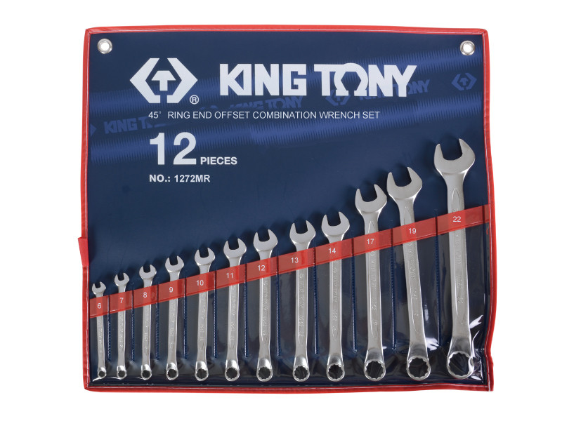 SPANNER SET 12pc combination offset King Tony 1272MR - Robson's Tool King Store