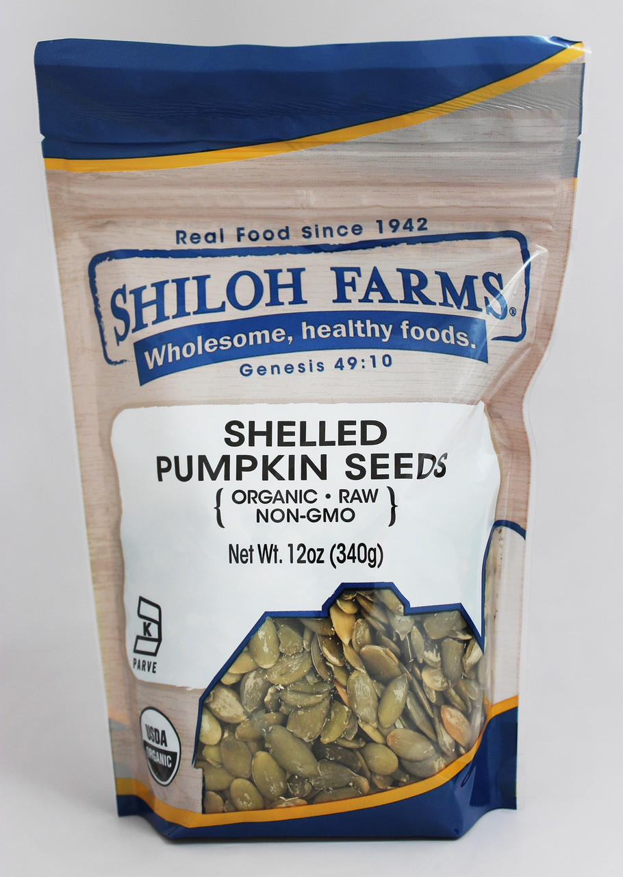 Shelled Pumpkin Seeds Organic Raw Shiloh Farms
