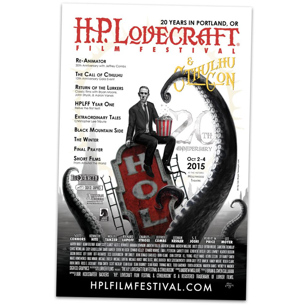 20th Anniversary H.P. Lovecraft Film Festival Official Poster - Arkham ...