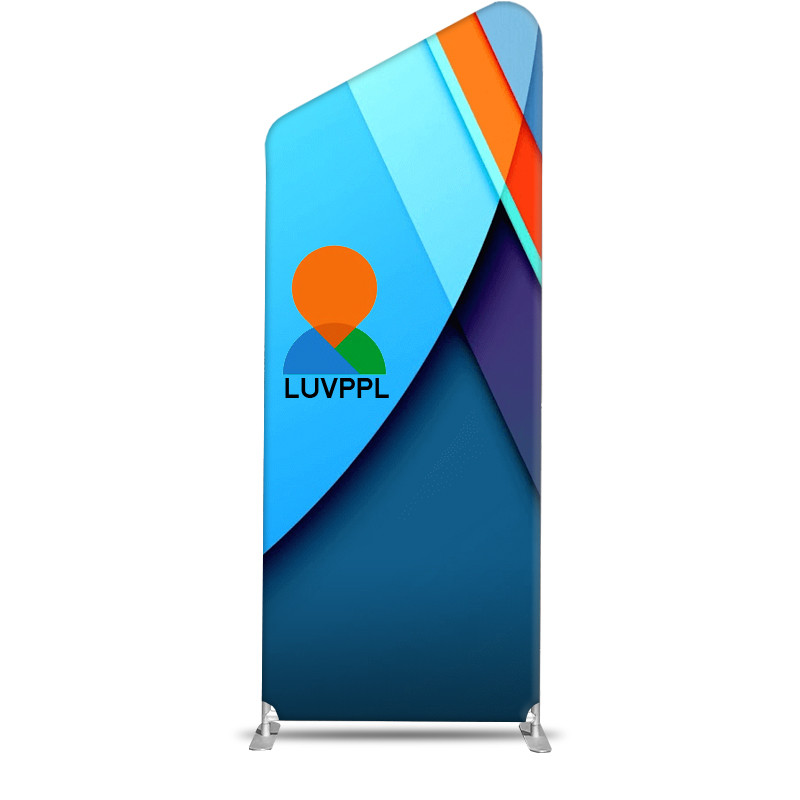 38" Slant Tube Fabric Banner Stand (PMA38)