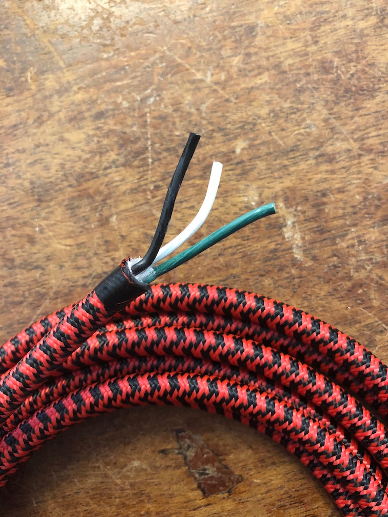 DIY Tutorial: How to Strip and Prep Cloth Covered Cords for Wiring ...
