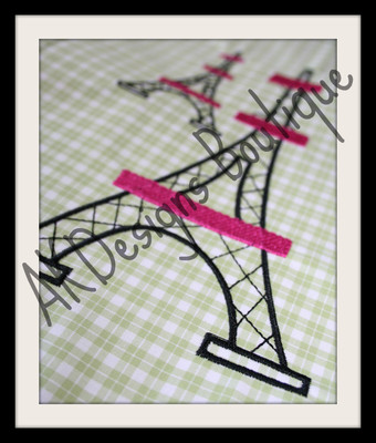 Eiffel Tower Machine Embroidery Designs Paris