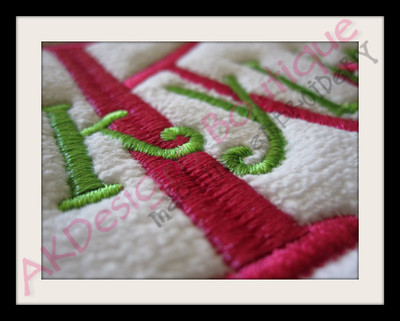 Swirly Stackable Big Letter Monogram Machine Embroidery Designs 3 inch high