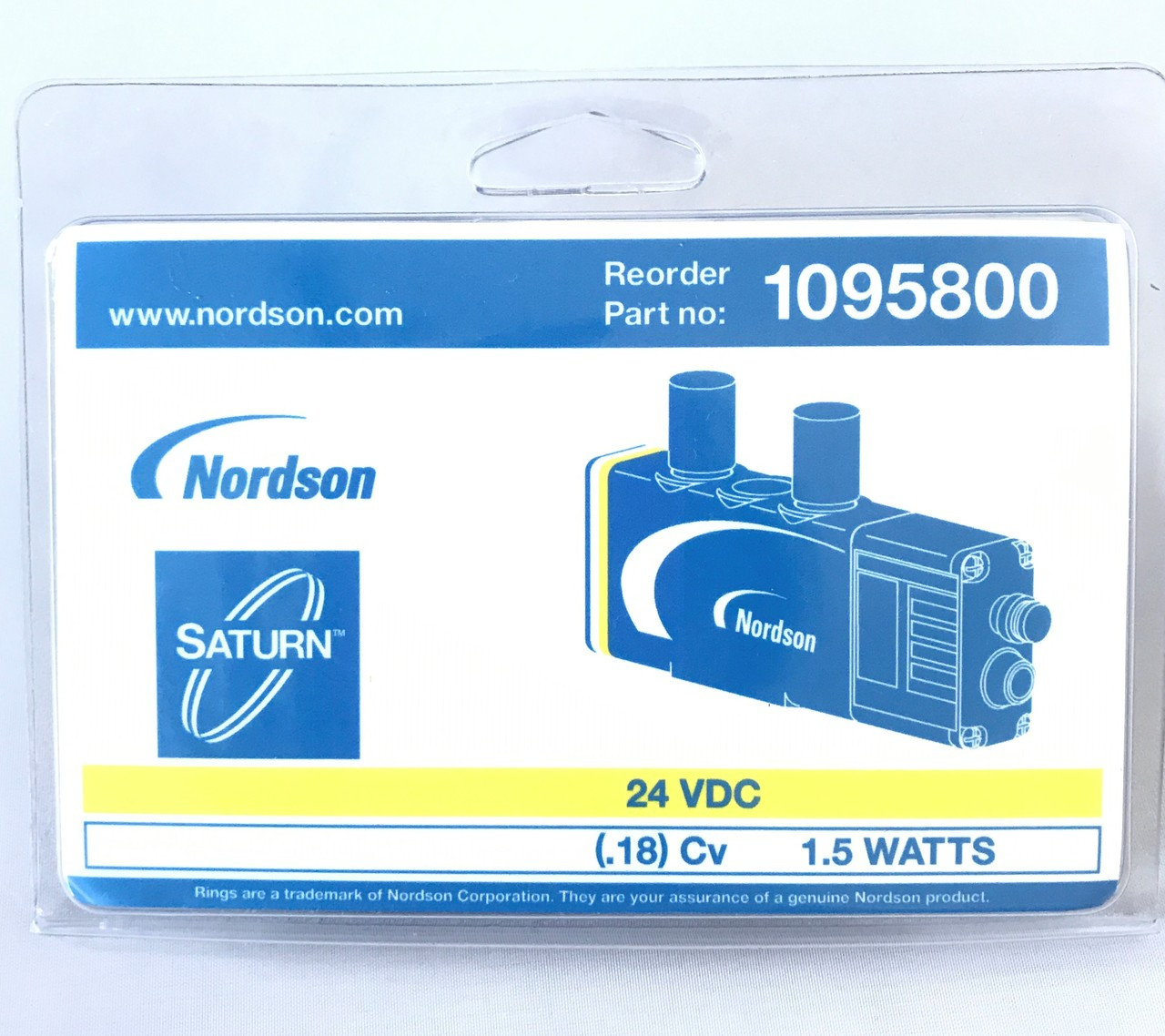 New Original Nordson® 1095800 24 VDC 1.5Watt Solenoid - Hot Melt Supply ...