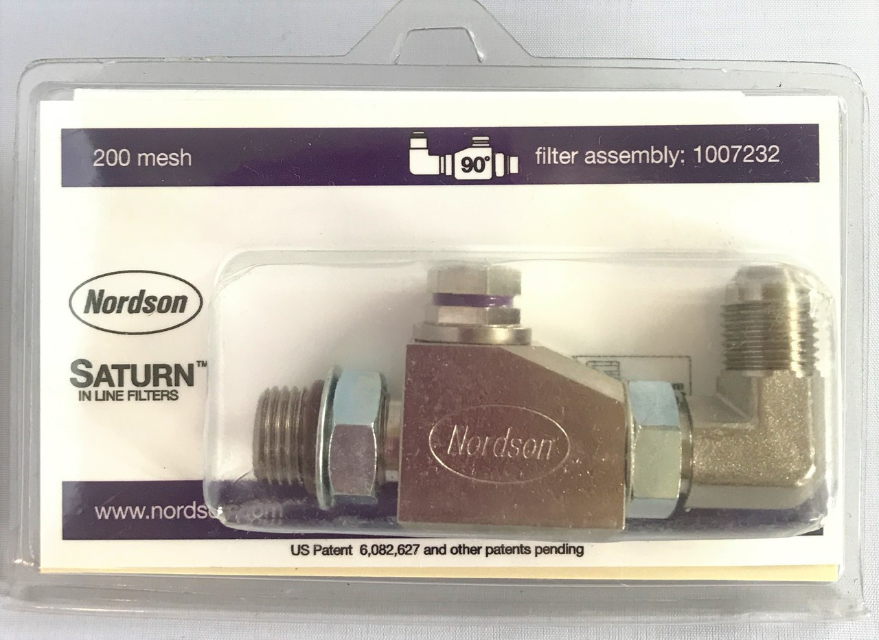Original Nordson® 1007232 Saturn® In-line Filter 90 Degree - Hot Melt ...