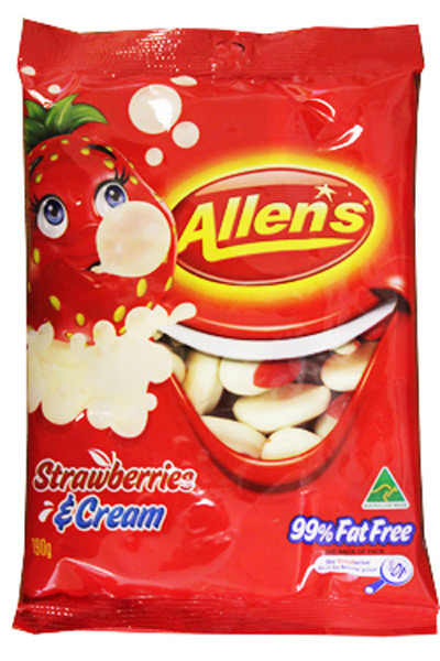Allens Strawberries and Cream, and other Confectionery at Australias ...