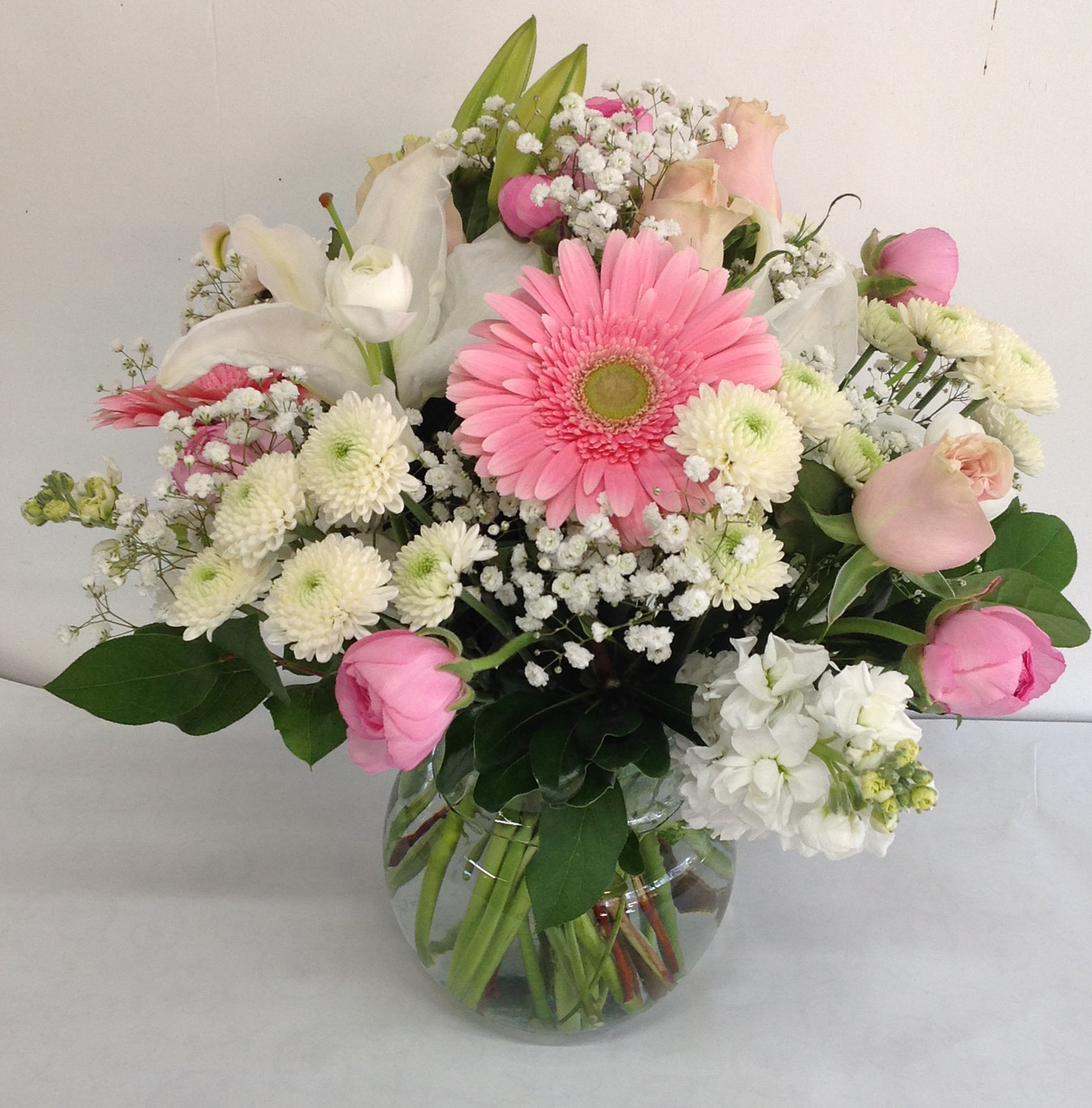 Large Gerbera Daisy Arrangements