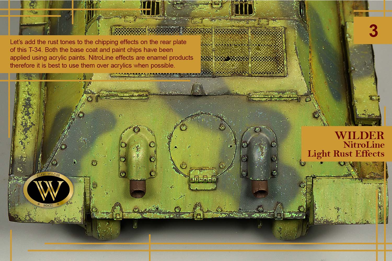 Using Wilder NitroLine Light Rust Effects - LAST CAVALRY LLC