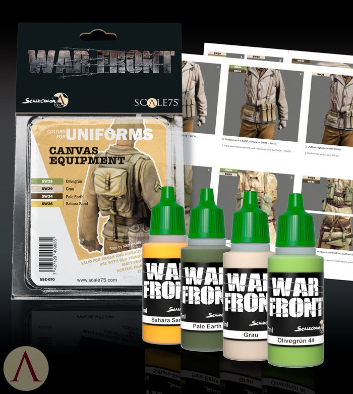 Scale 75: Warfront Range - Colors for Uniforms, Canvas - LAST CAVALRY LLC