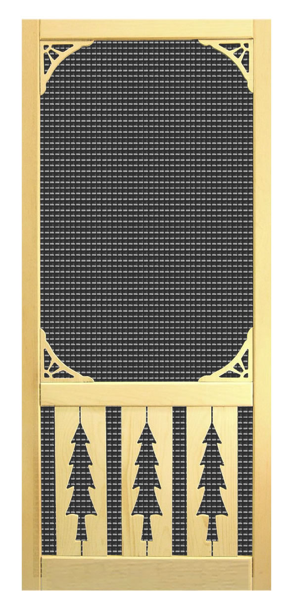 RUSTIC SCREEN DOORS #36-B-1-F-2 - The Original Woodshop Network