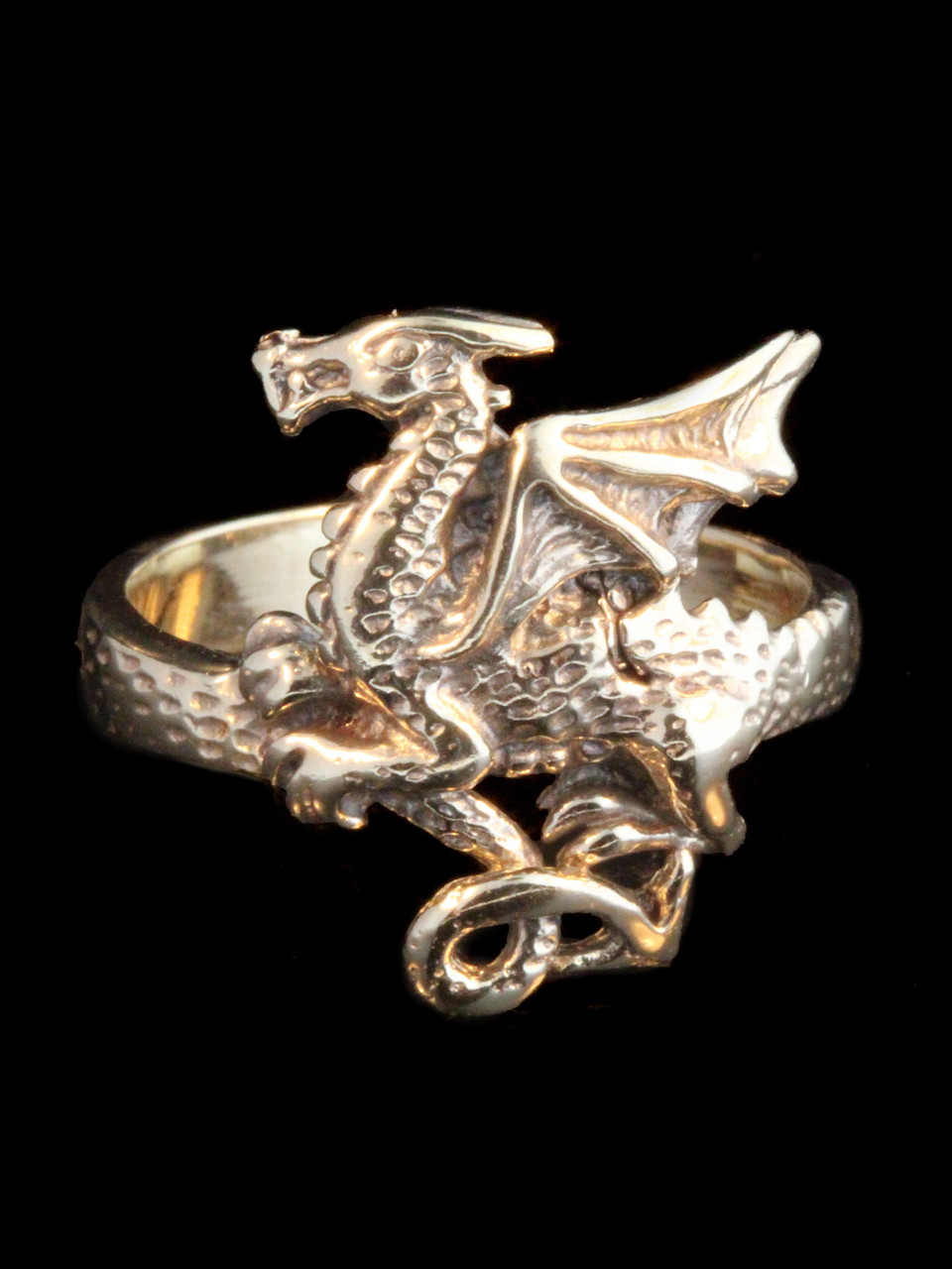 Flat Dragon Ring Jewelry