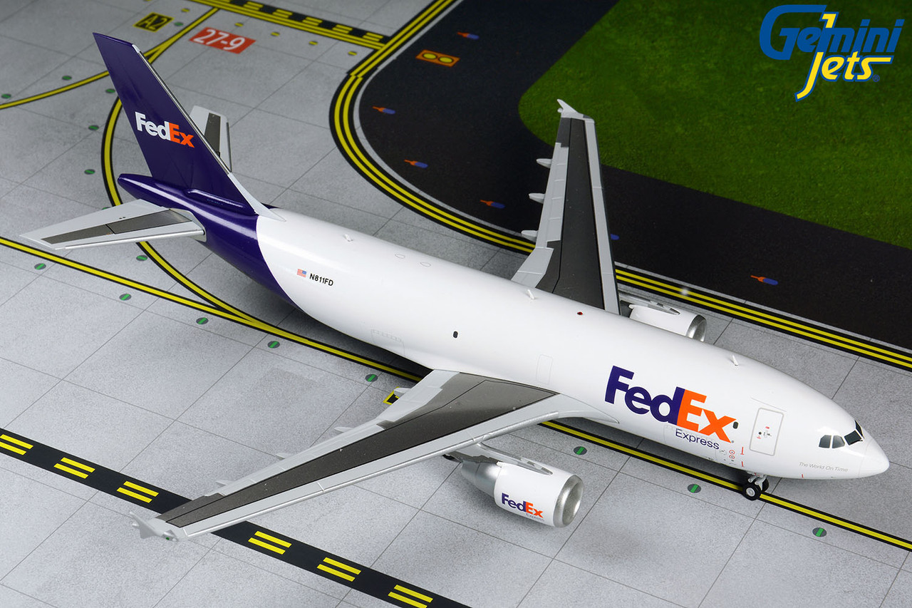 FedEx A310-300F N811FD Gemini 200 Diecast Display Model, 1:200 Gemini ...