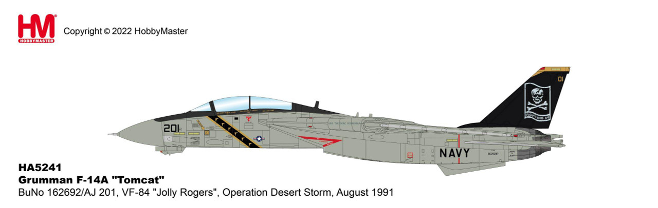 F-14A Tomcat 162692, VF-84 "Jolly Rogers" August 1991 - Post Operation ...