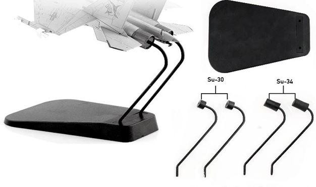 Hobby Master Jet Fighter Display Metal Stand for Su-30, Su-34 1:72 ...