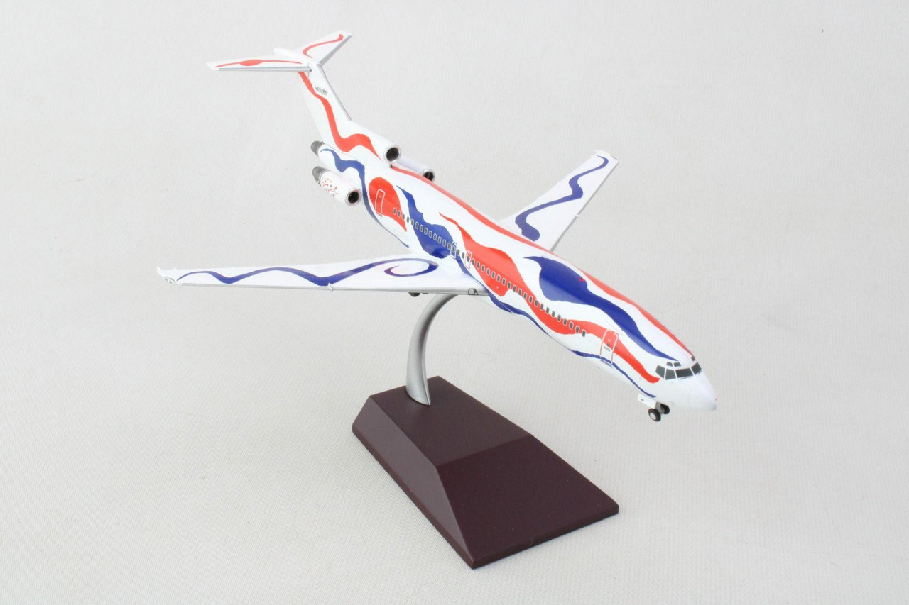Braniff 727-200, N408BN Calder Gemini Diecast Display Model, 1:200 ...