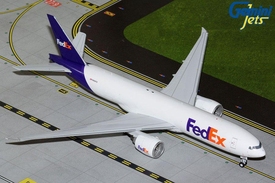 FEDEX 777-200LR 1/200 REG#N895FD REVISED LIVERY, 1:200 Gemini Jets GJ ...
