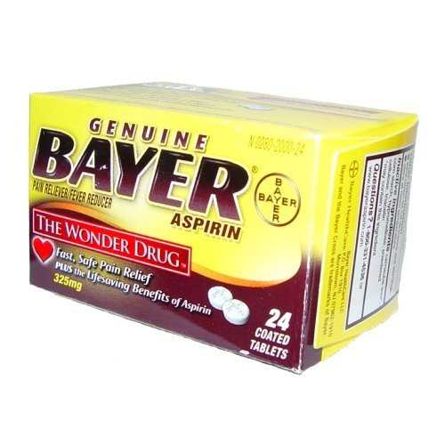 Bayer 325mg Tablets 24 ct -Catalog - Bob-Bila Distributors