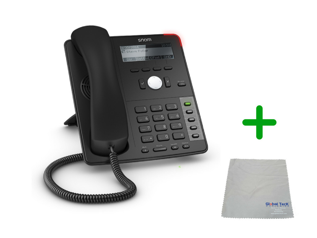 SNOM D712 IP Telephone | VoIP, PoE, HD Wideband Audio, 4 Lines ...