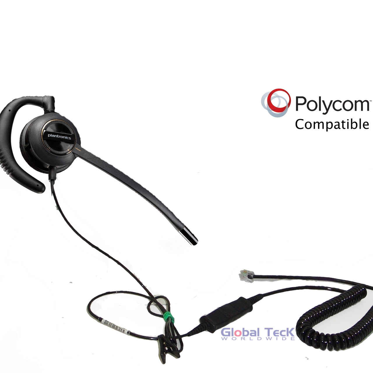 Polycom Compatible Plantronics ENCOREPRO 530 (HW530) Direct Connect for ...