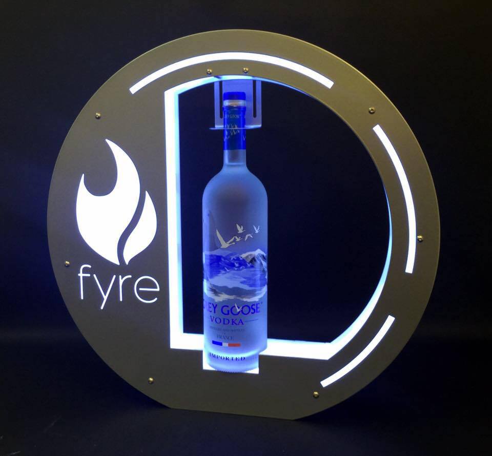 Bottle Serving Tray |Bottle Presenter Tray Vip| Bottle service ...