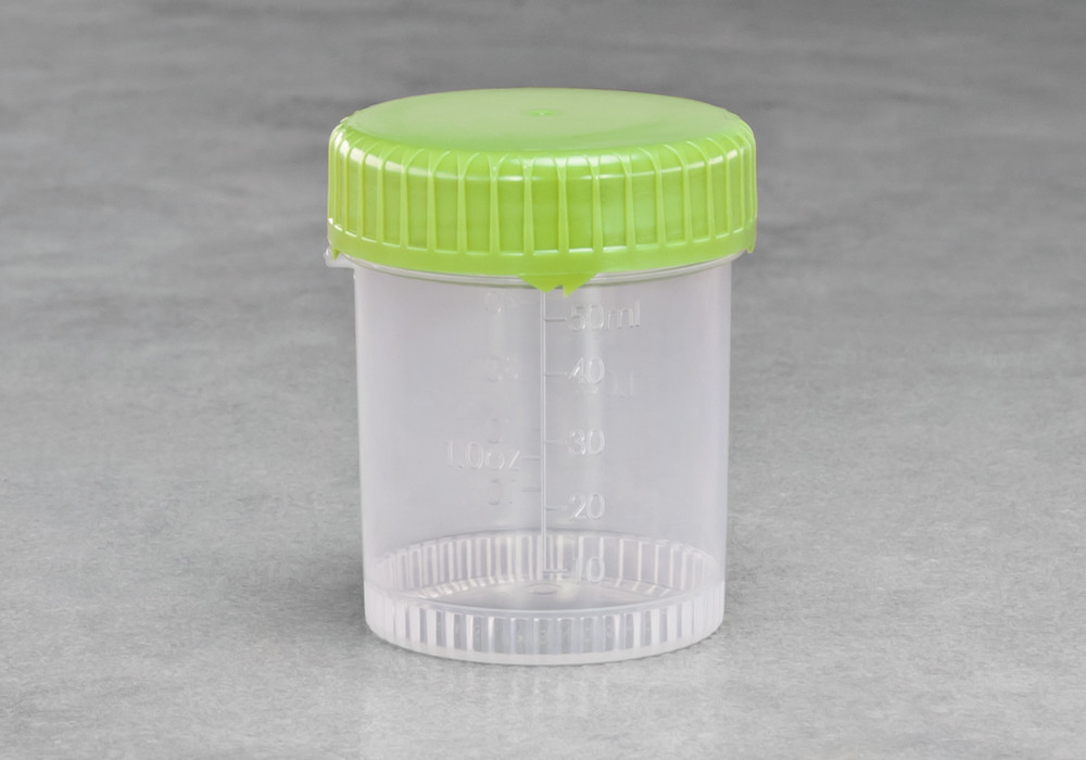 60 x 48mm Specimen Container with Green Cap NS NL SKU: 182-010-1100 ...