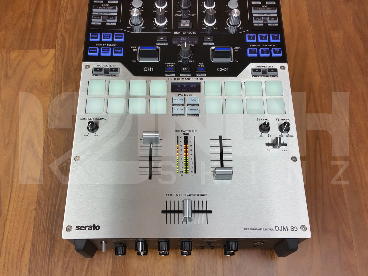 Pioneer DJM-S9 Stainless Steel Fader Plate - 12inchSkinz