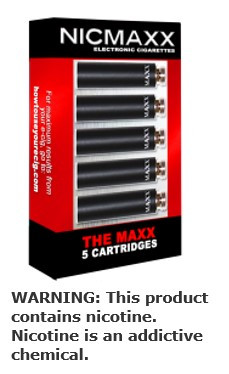 NICMAXX "The MAXX" 5 Pack ECig Cartridges | NICMAXX Online.