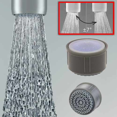 Neoperl 1.0 gpm Insert Rain Spray Adjustable swivel directional Stream ...