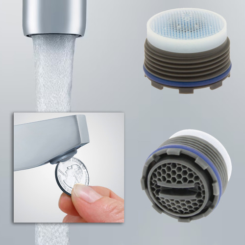 Neoperl Cache Coin Slot Perlator 1.8 gpm PCA Full Flow M18.5 Soft ...