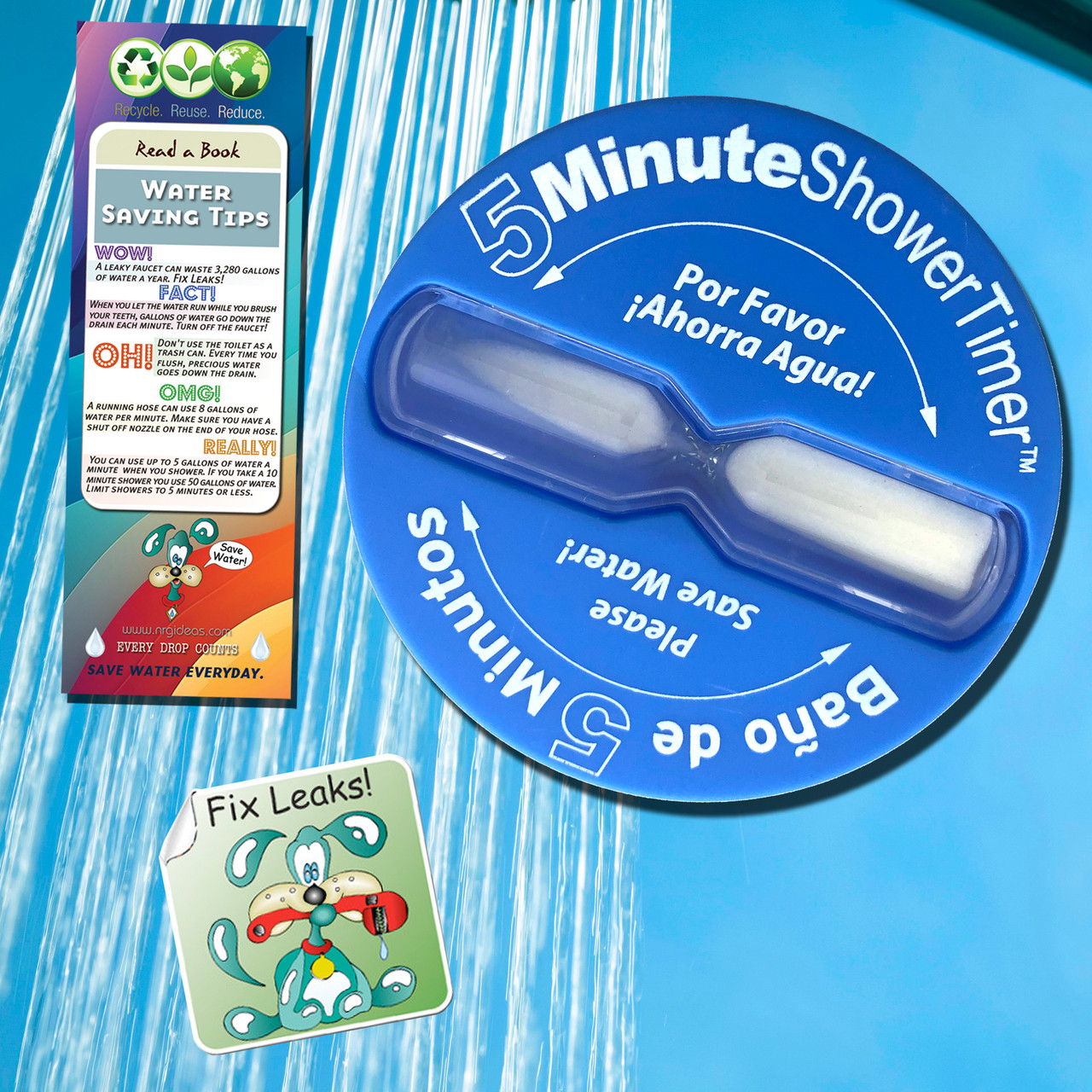 Save water Bathroom Shower Timer 5 Minutes Shorter Sand Clock Five ...