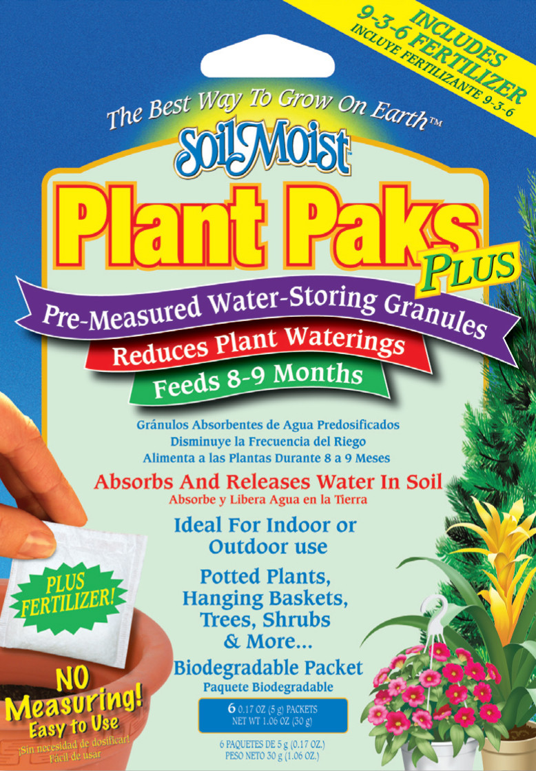 Water Storing packs for plants fertilizer release Simple Conservation ...