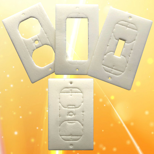 Universal Pack decora Standard US Electrical Outlet & Light wall plate ...