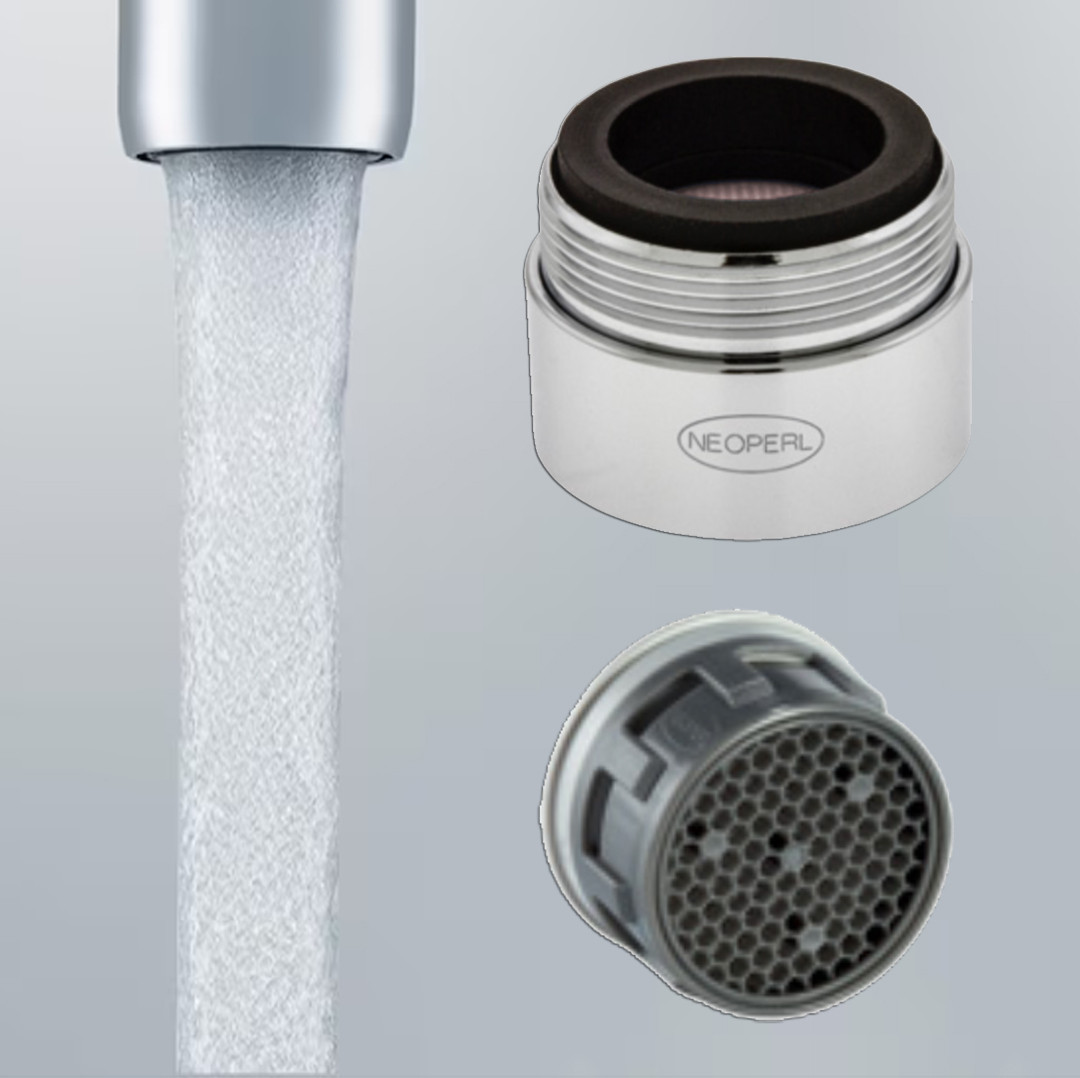 Neoperl 1.2 gpm Dual Thread Vandal Proof California Low Flow Pressure ...