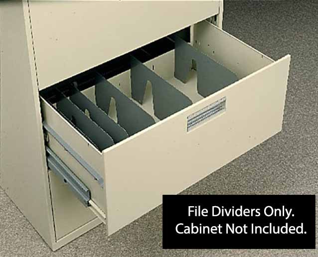 Hon Shelf Dividers for Lateral File Cabinet Drawers