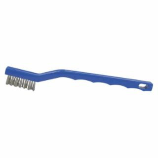 SMALL HAND SCRATCH BRUSH, 7-1/2 IN, 3 X 7 ROWS, STAINLESS STEEL WIRE ...