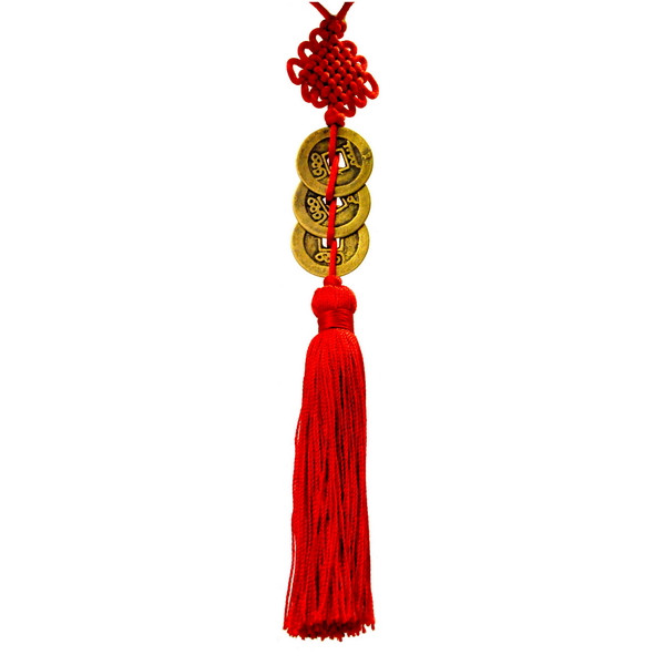 3 Coin Tassel - T-Trove Asian Decor 3 Coin Tassel - T-Trove Asian Decor