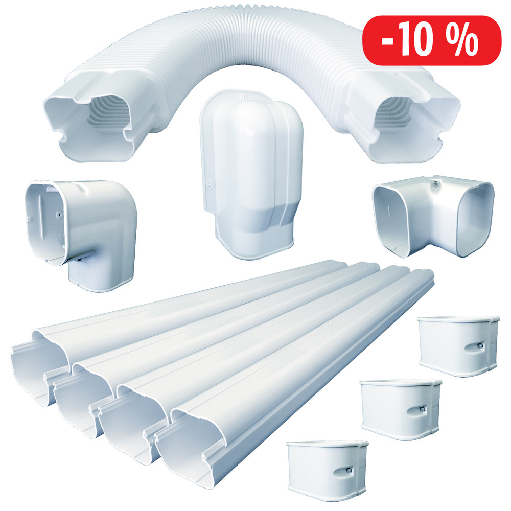 15FT Universal Line Set Cover Kit for Ductless Mini Split AC World