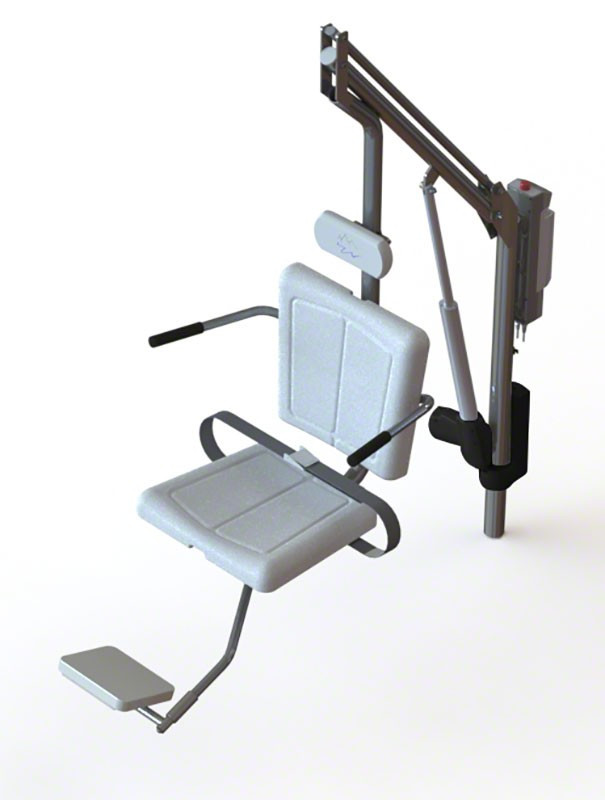 Spectrum Motion Trek BP350 Deluxe Pool Lift With Anchor - 350 Pound ...