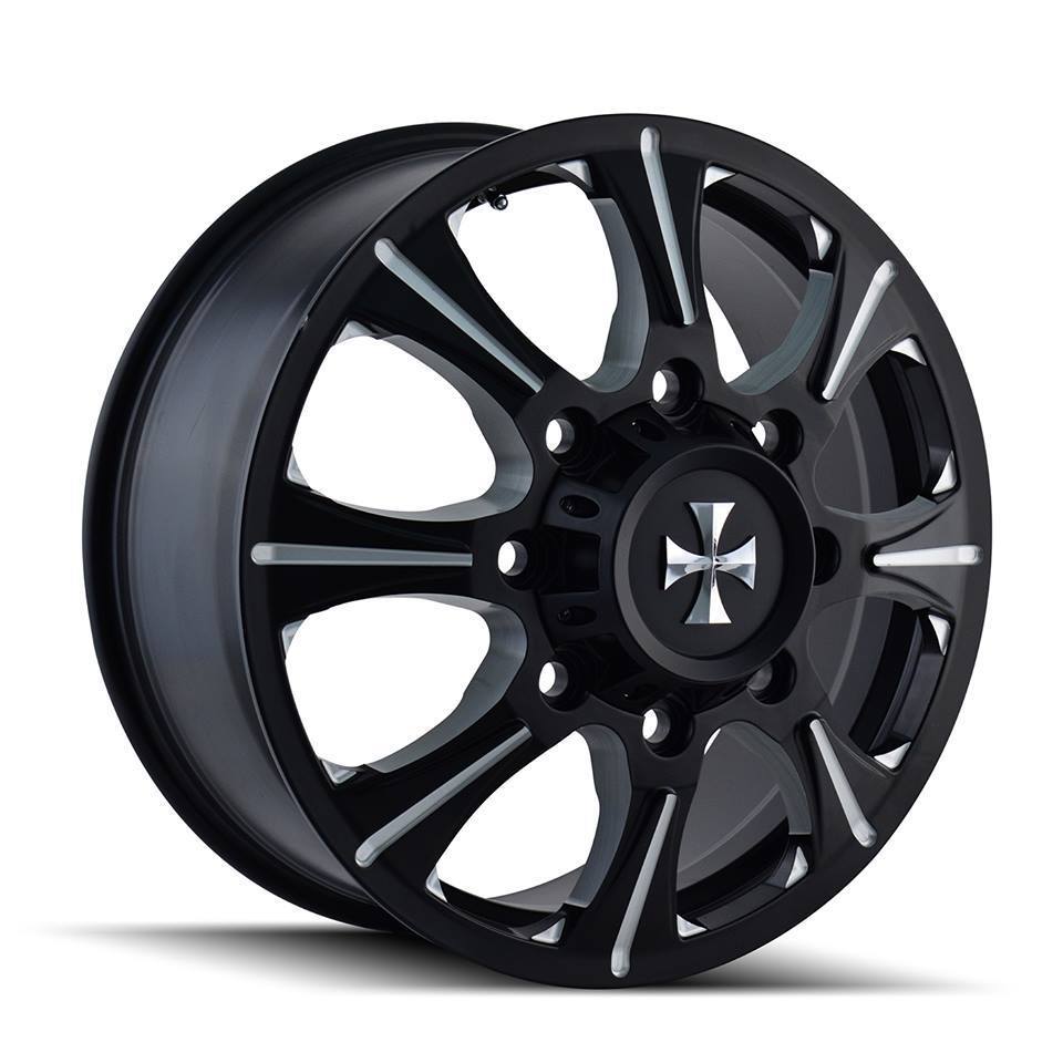 Cali Off Road® Brutal Dually 9105 Wheels & Rims - Black & Milled